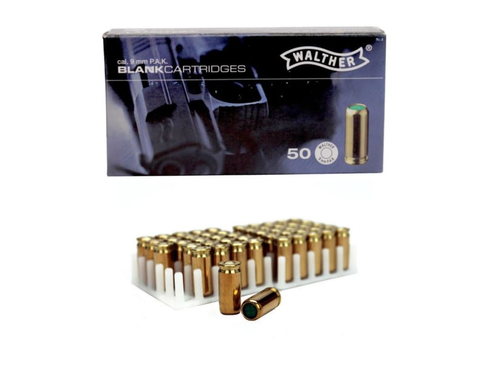 Buy 9mm P.A.K. Blanks Box of 50 | ReplicaAirguns.us