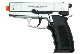 EKOL Sava Front Firing Chrome Blank Gun |ReplicaAirguns.us