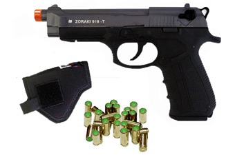 Zoraki M918 Fume Grey Blank Gun Set |ReplicaAirguns.us